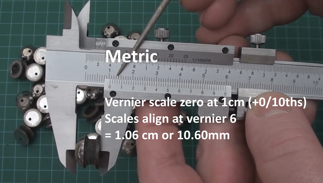 Vernier Scale Caliper Reading - REPAIRS101